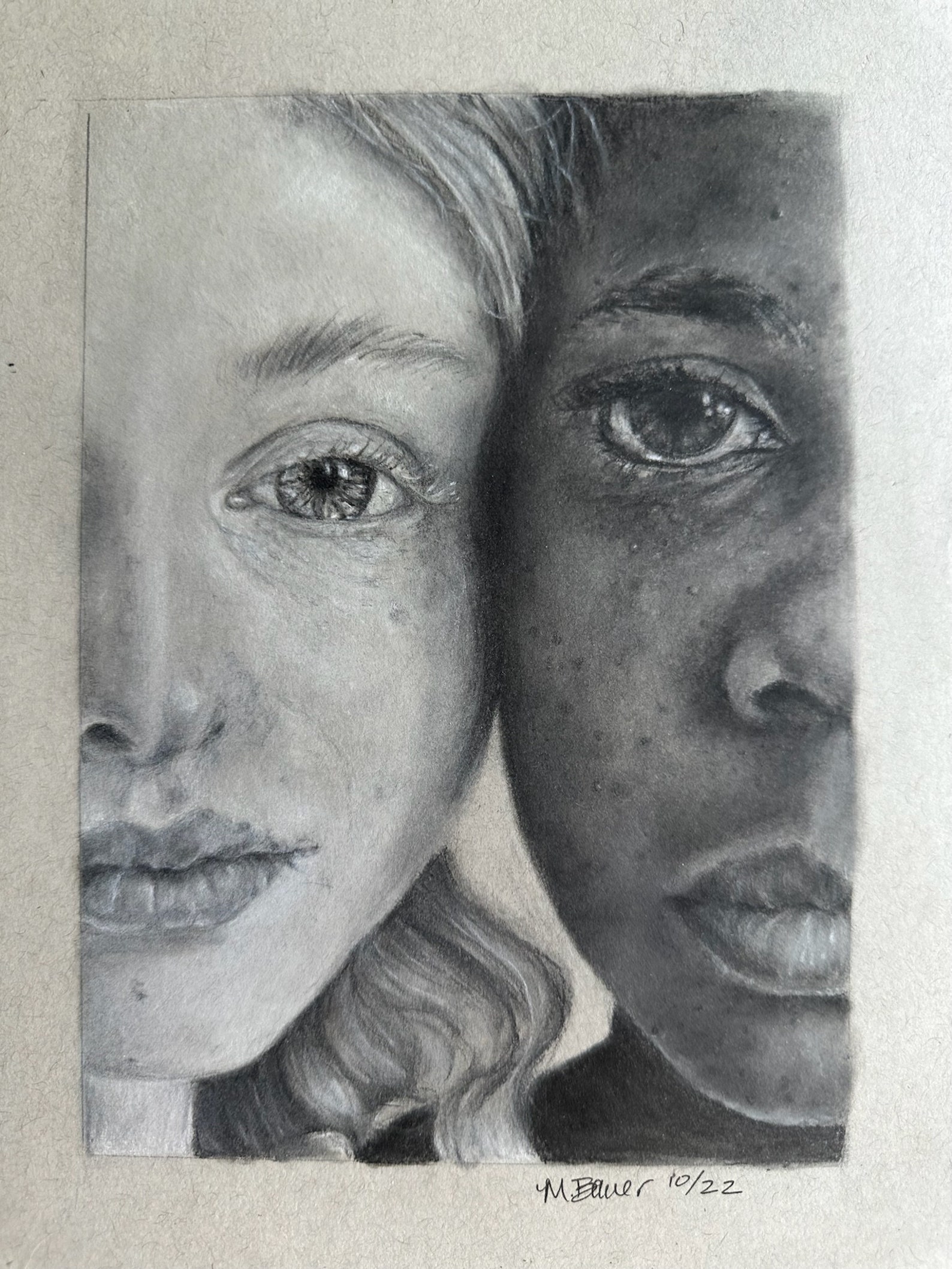 Friendship Original Portrait - Etsy