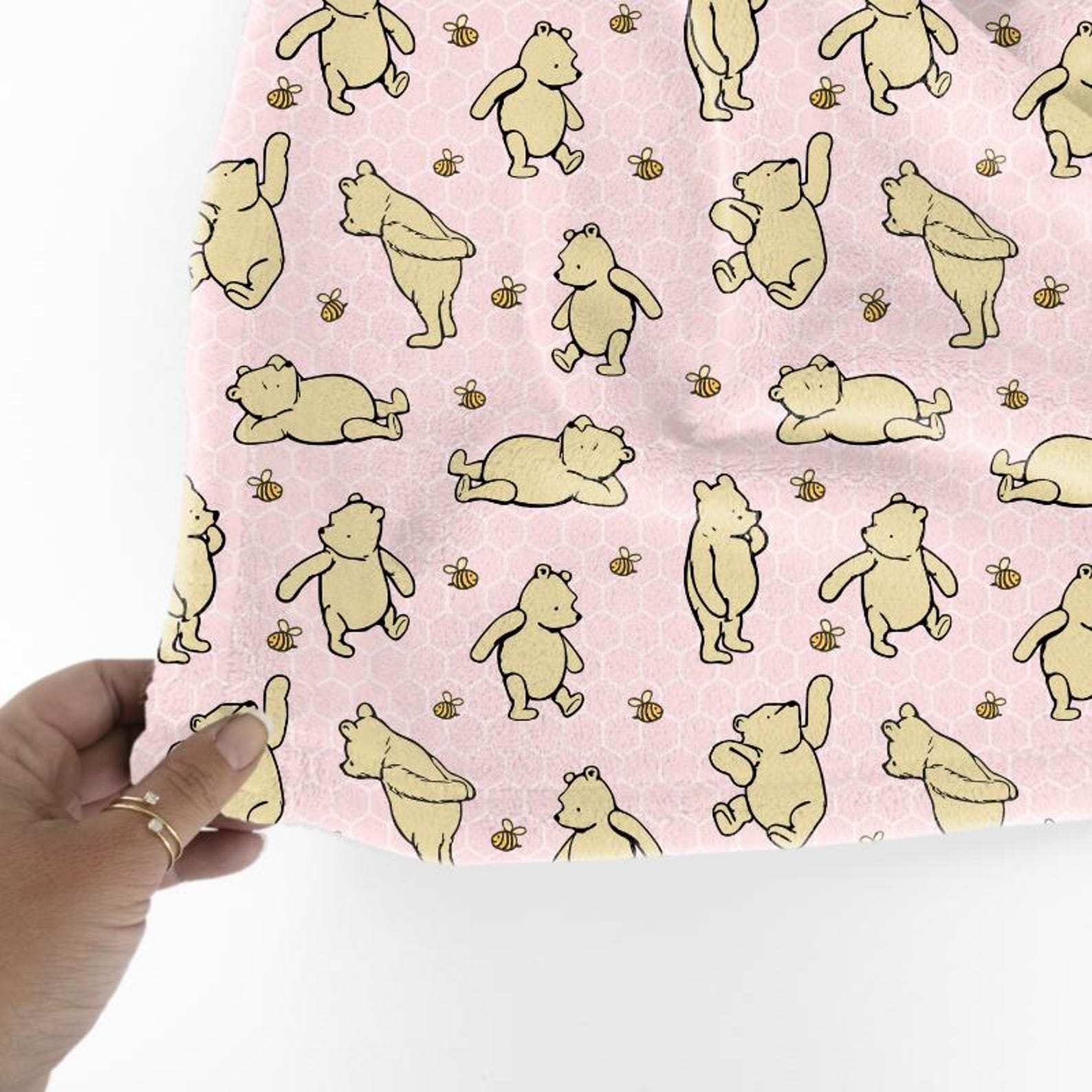 Classic Winnie the Pooh Nursery Seamless Pattern, Digital File, DIY ...
