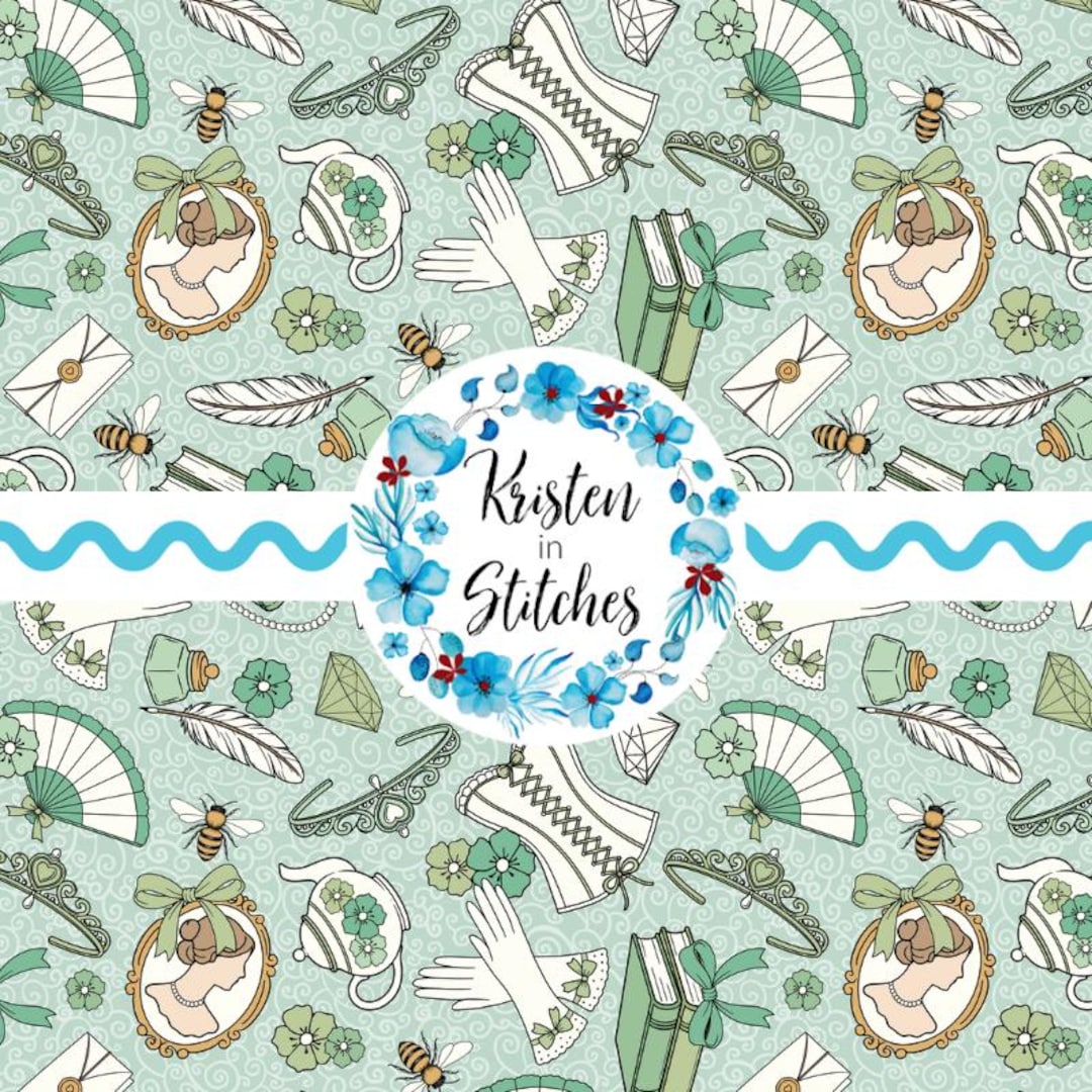 Regency Era High Society Seamless Pattern, PNG Digital File, DIY ...