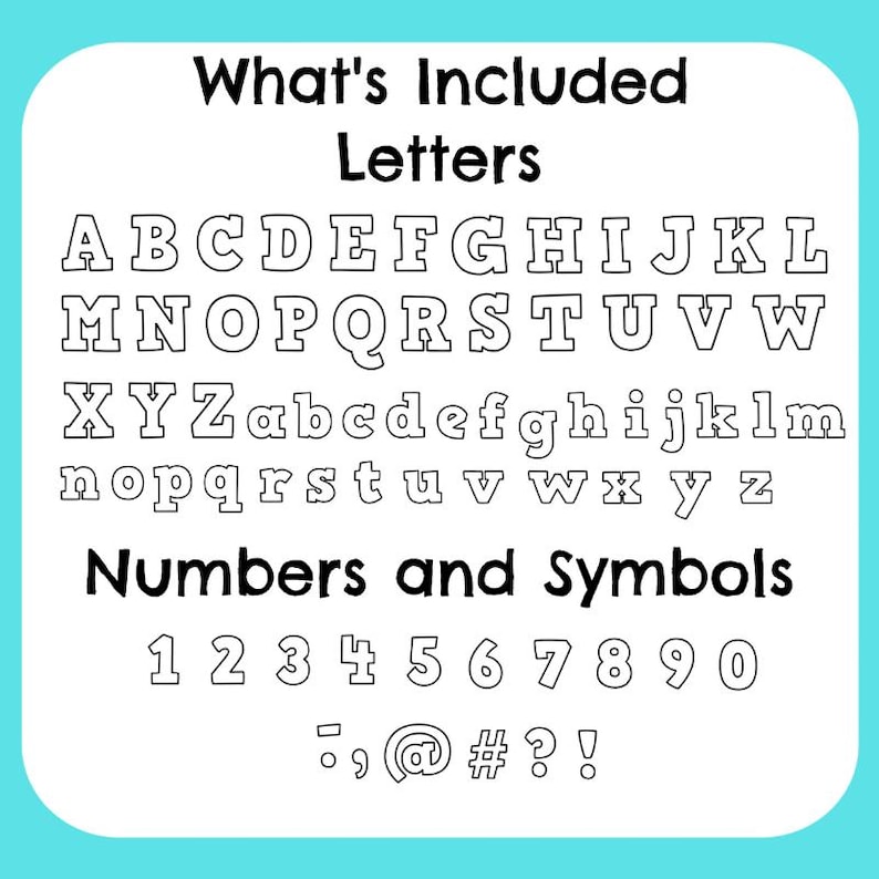 Christmas Tree Snack Cakes Alphabet Letters A-Z Numbers 0-9 Symbols ...