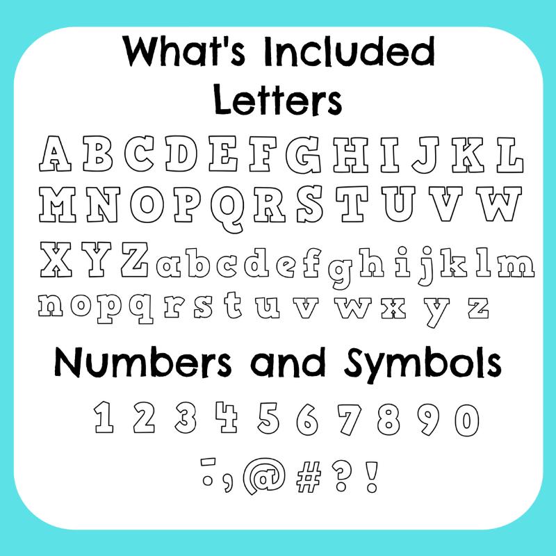 Christmas Tree Snack Cakes Alphabet Letters A-Z Numbers 0-9 Symbols ...