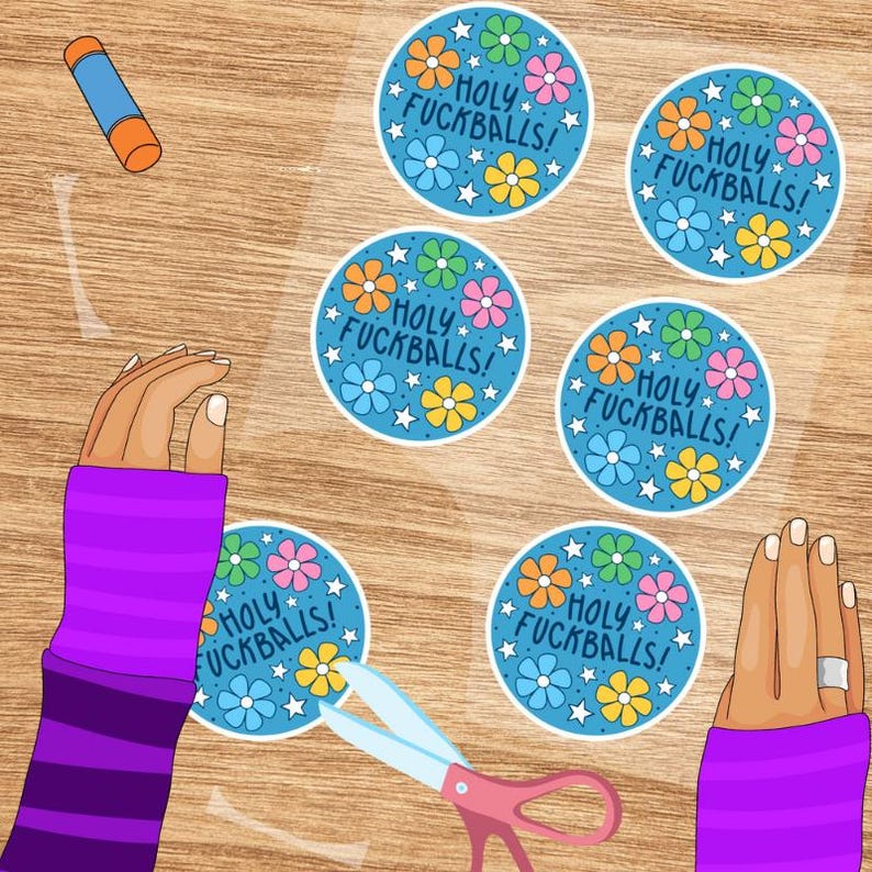 Holy Fuckballs Graphics, Transparent PNG, UV DTF Sublimation Crafts ...