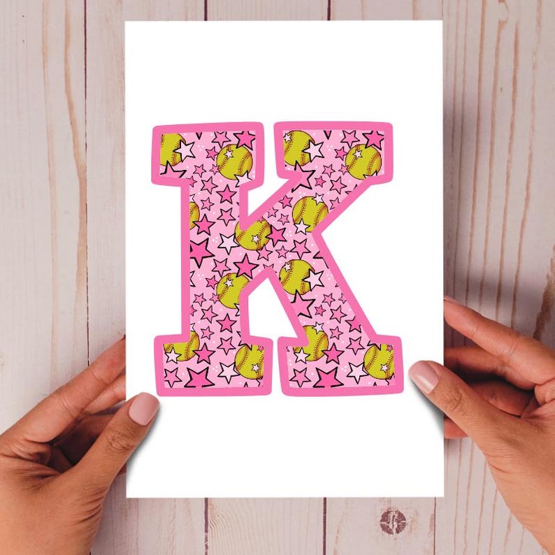 Softball Alphabet Letters A-Z Numbers 0-9 Symbols, Transparent PNG ...