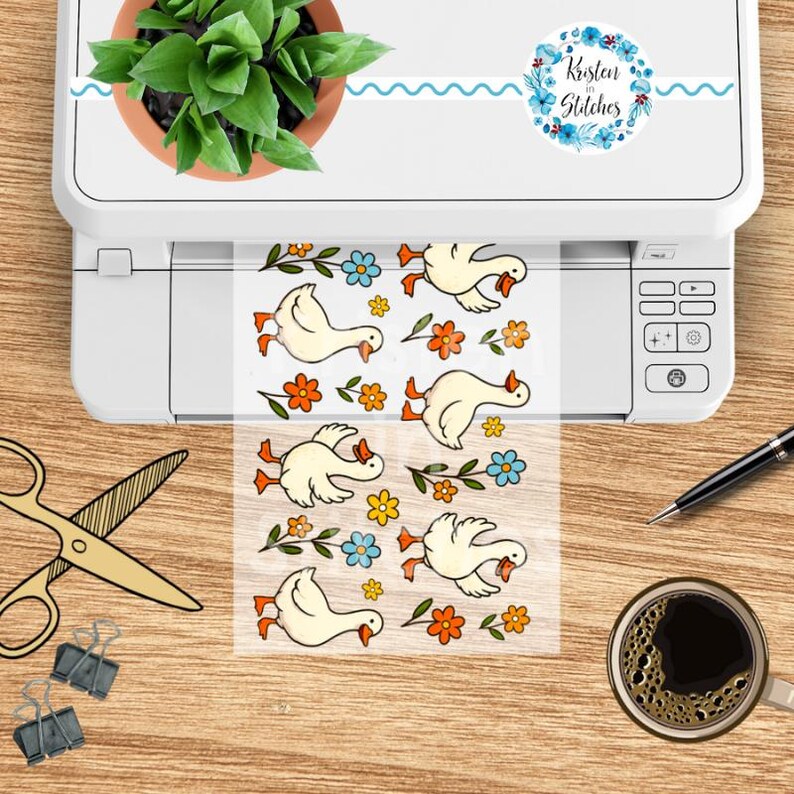 Duck Duck Goose 16 Oz Glass Can Wrap, Transparent Printable PNG, Libbey ...