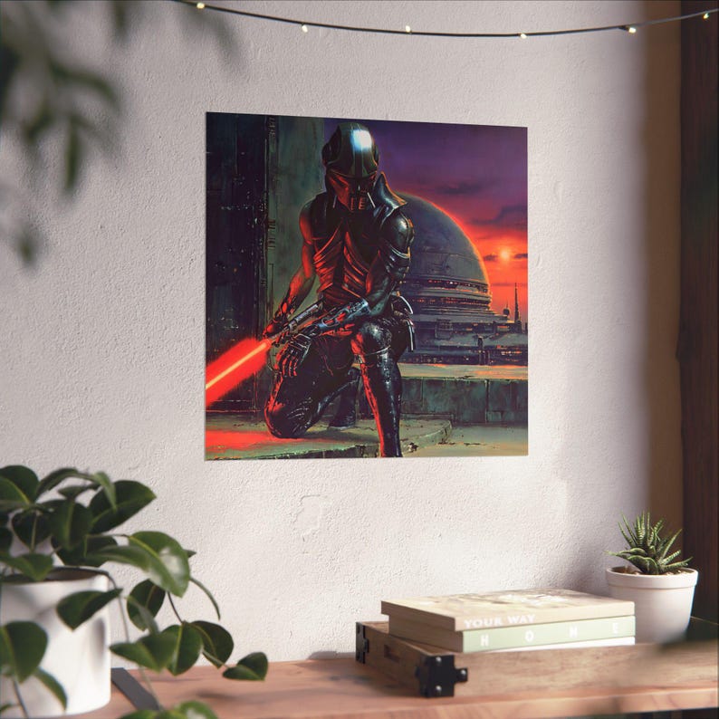 Starkiller Sith Stalker Armor Poster, Star Wars Sci-fi Wall Art - Etsy