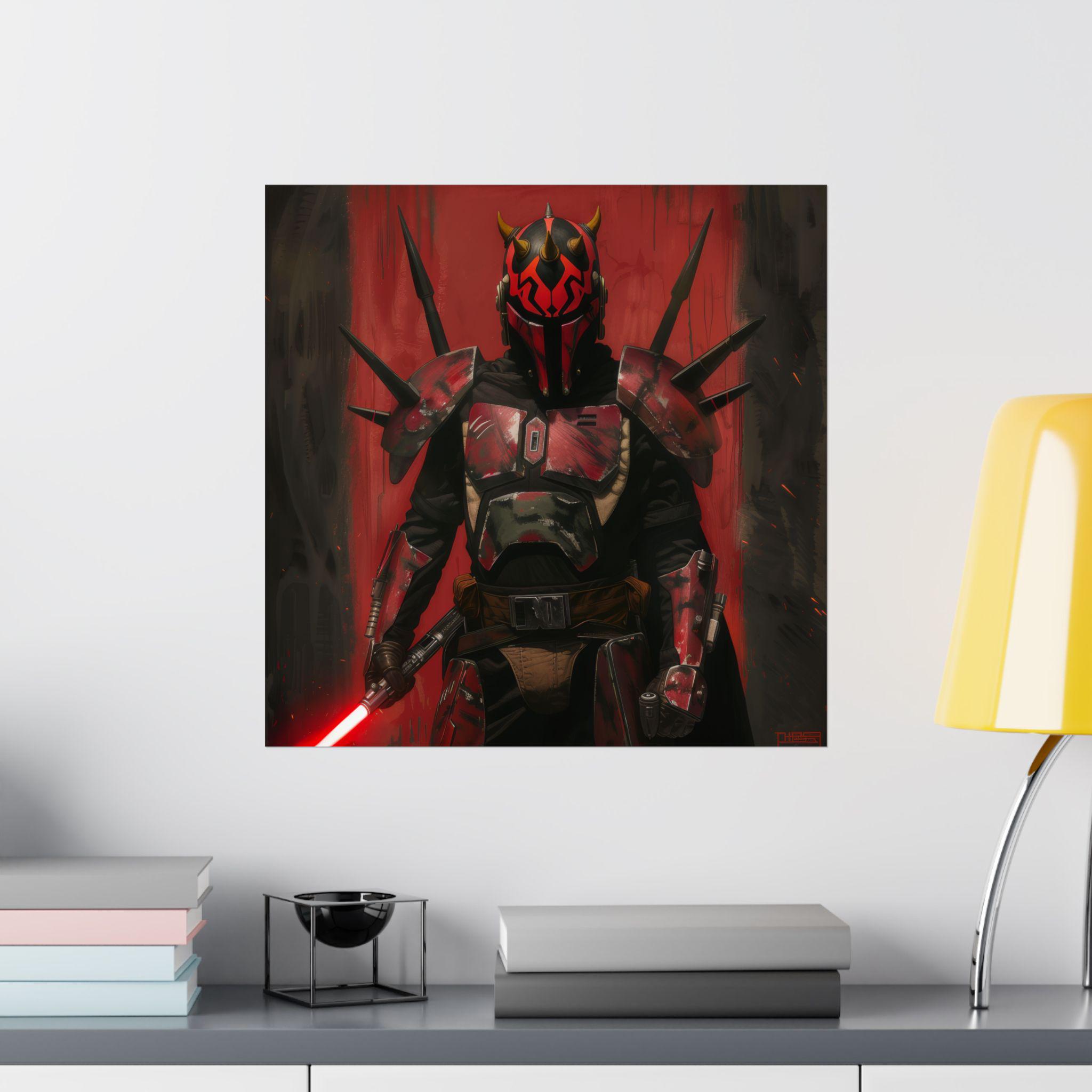 Darth Maul Mandalorian, Star Wars, Poster, Sci Fi, Sith, Lightsaber ...