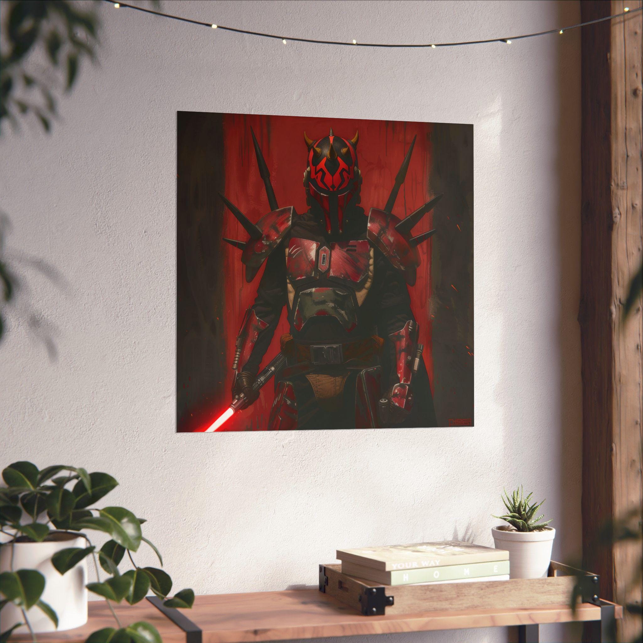 Darth Maul Mandalorian, Star Wars, Poster, Sci Fi, Sith, Lightsaber ...