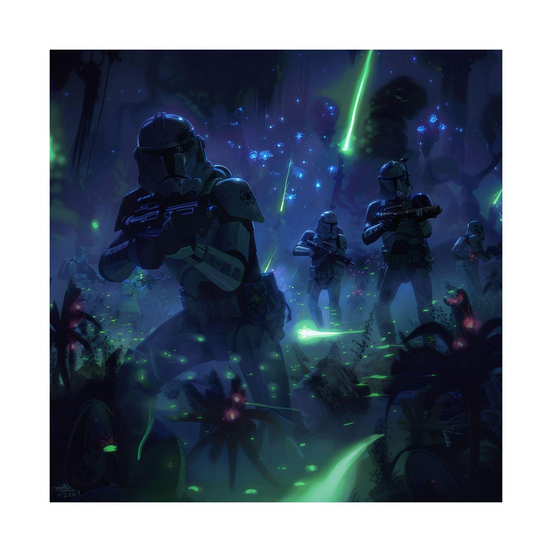 Shadow World, Umbara, Clone Troopers, Star Wars, Poster, Sci Fi, Battle ...