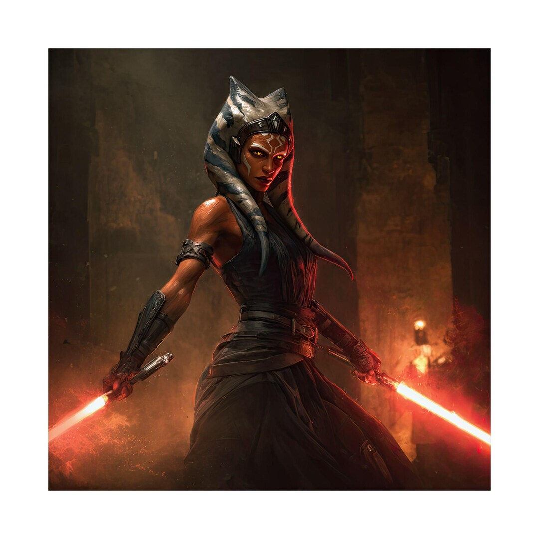 Ahsoka Tano Sith Lord Matte Poster, Star Wars Wall Art - Etsy