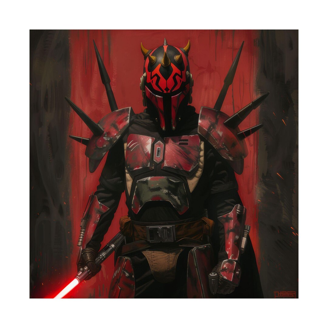 Darth Maul Mandalorian, Star Wars, Poster, Sci Fi, Sith, Lightsaber ...