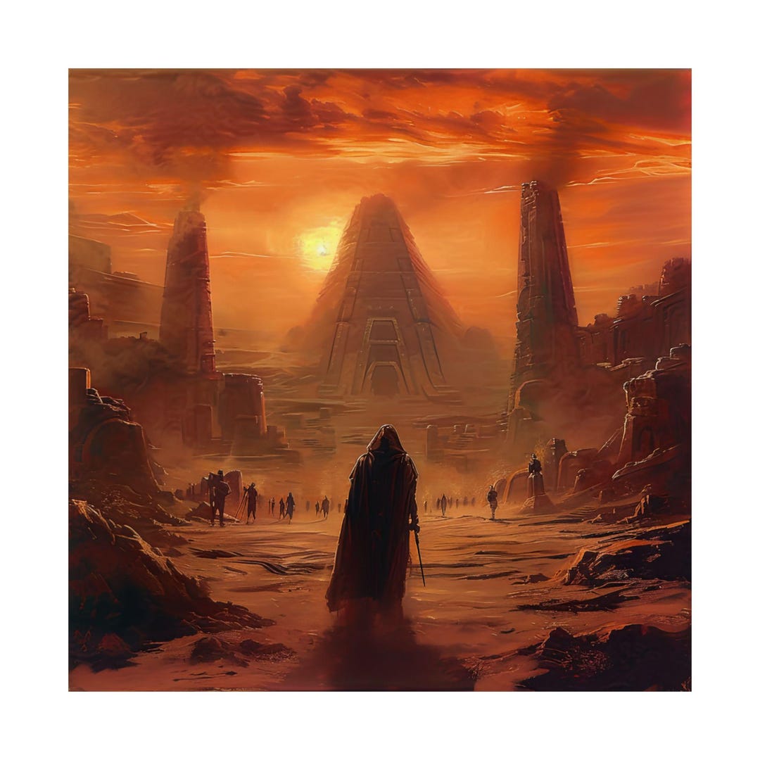 Korriban, Valley of the Dark Lords, Star Wars, Poster, Sci Fi, Sith ...