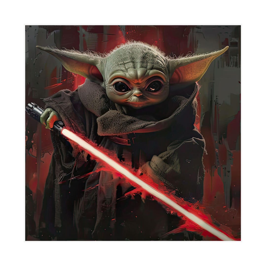 Darth Grogu, Baby Yoda, the Mandalorian, Lightsaber, Sith, Star Wars ...