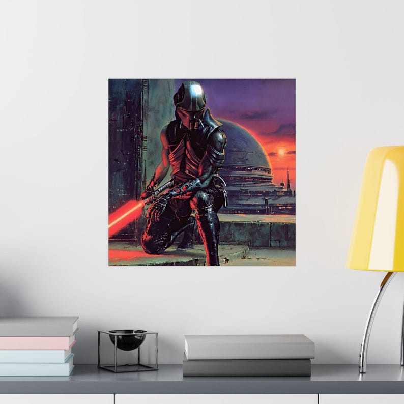 Starkiller Sith Stalker Armor Poster, Star Wars Sci-fi Wall Art - Etsy