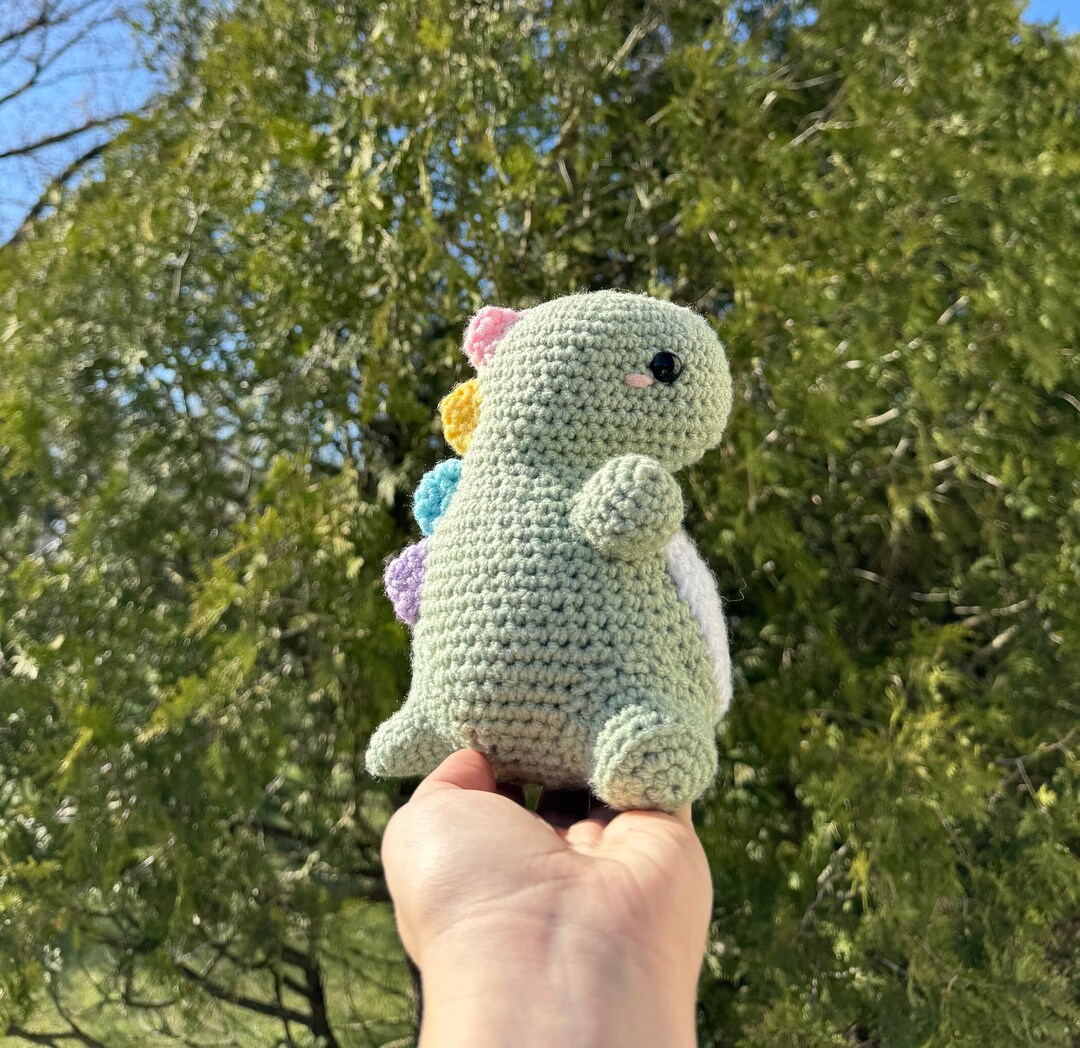 Crochet Chunky Dino Plush - Etsy