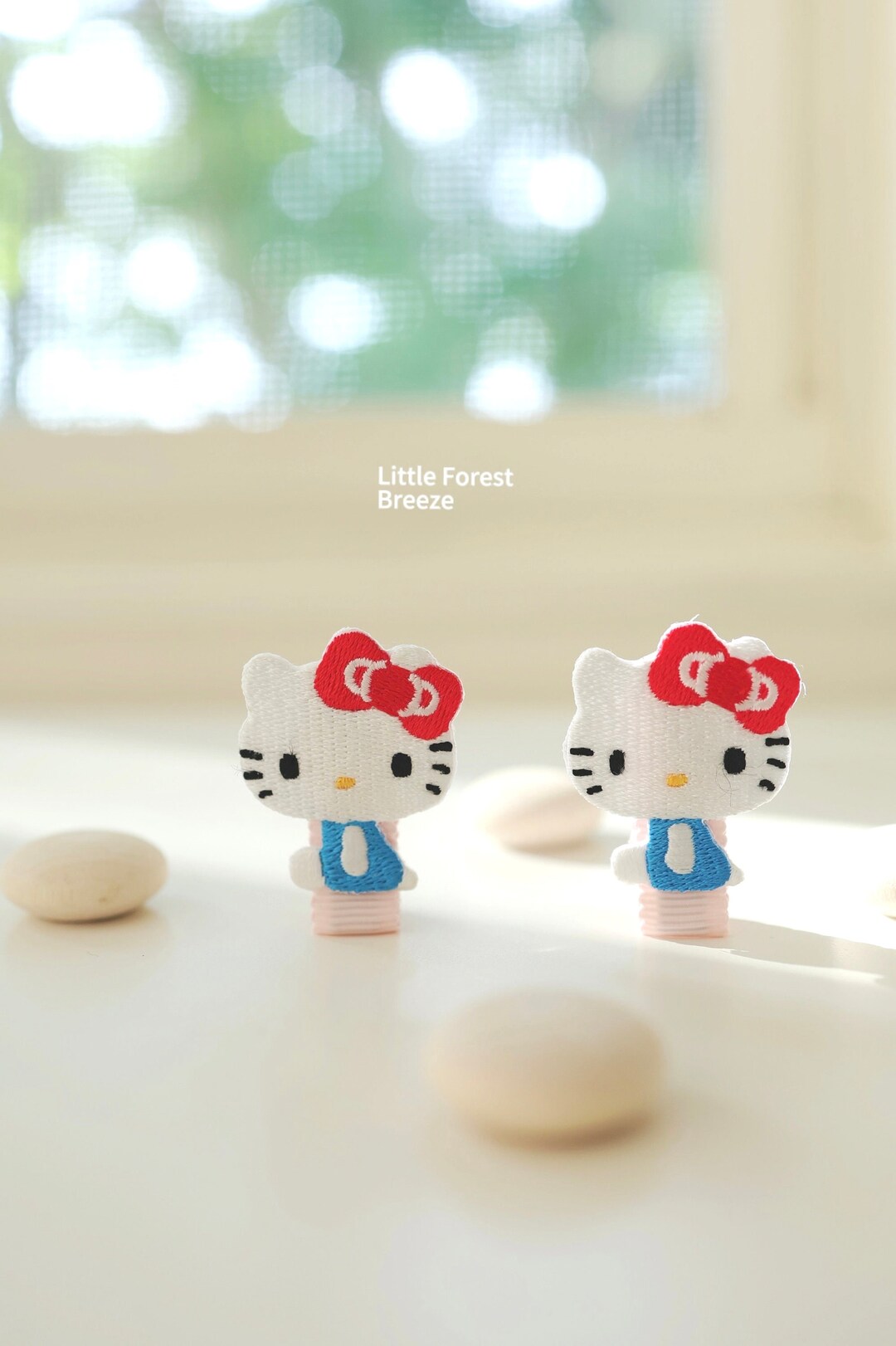Embroidered Hello Kitty Hair Clip: Baby Toddler Fully Wrapped Alligator ...