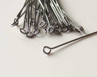 Black head pins | Etsy