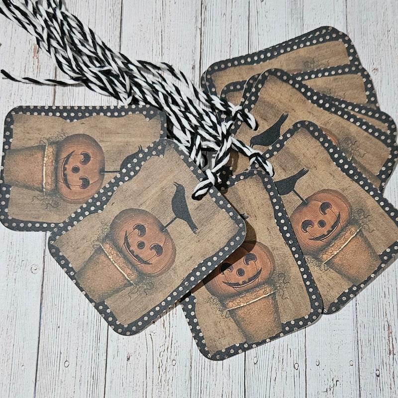 Primitive Tags - Etsy