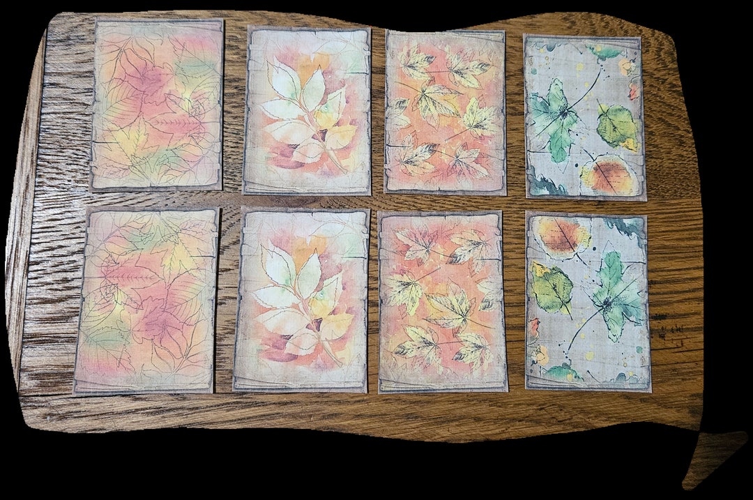 Fall Leaf Hang Tags – Primitive Farmhouse Gift Tags, Set of 8 - Etsy