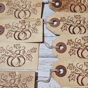 3 Different Styles of 13 Primitive Rustic Grungy Hang Tags Gift Ties ...