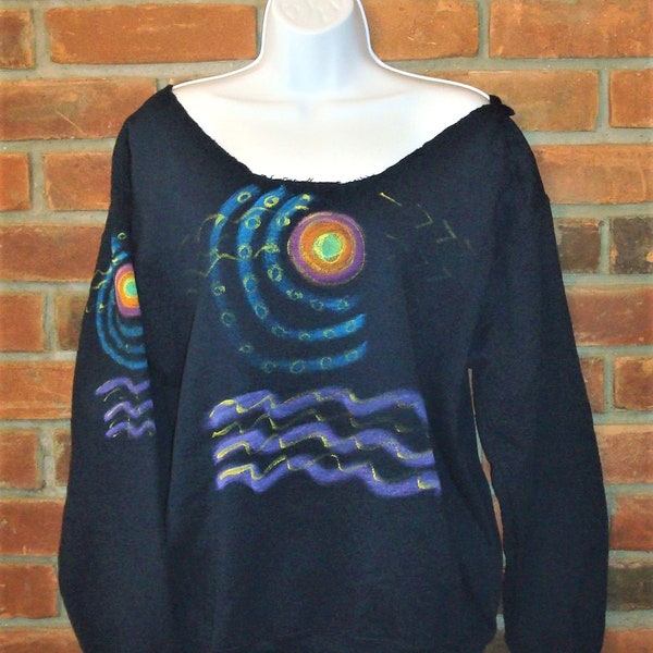 Painted Sweatshirt - Etsy