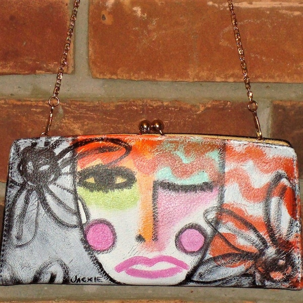 Hand Painted Purse - Etsy