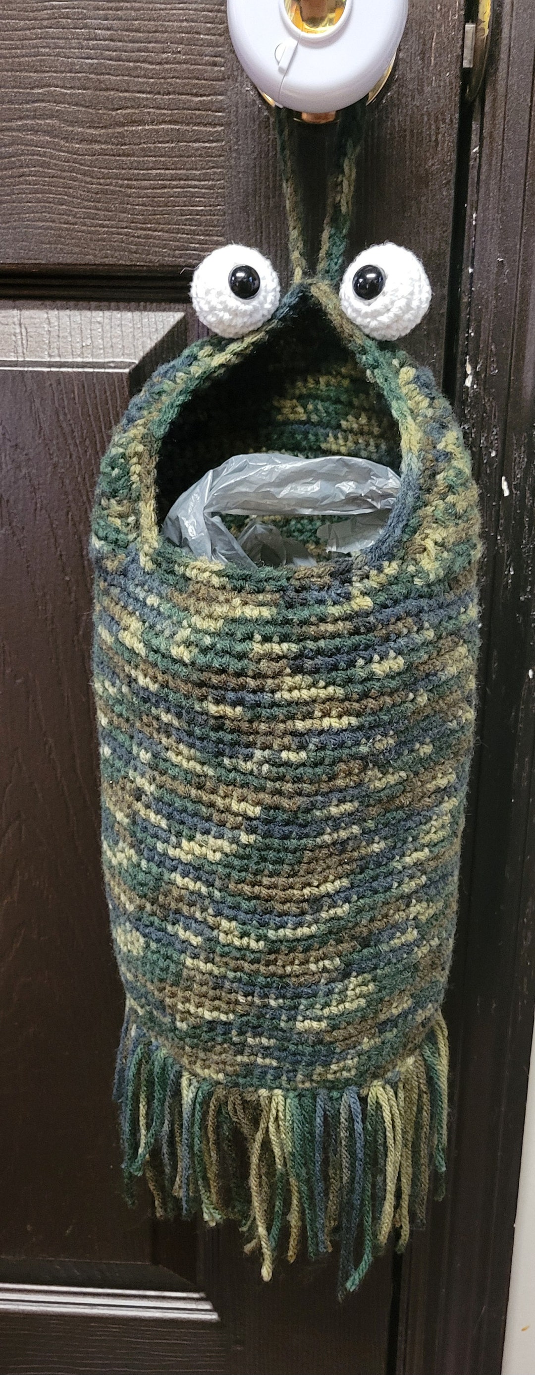 Crocheted Yip Yip Hanging Storage Bag - Etsy