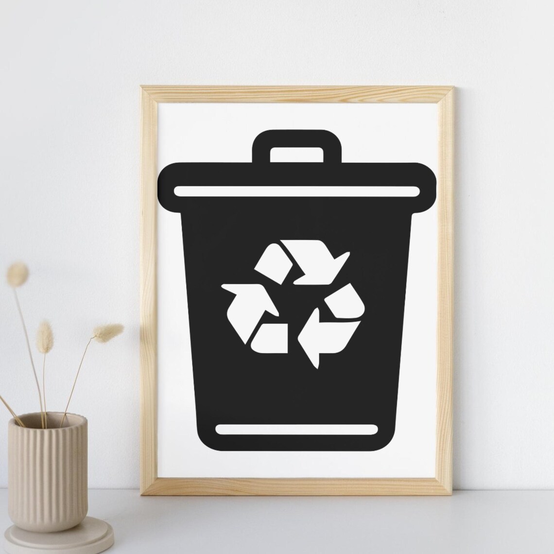 Recycle Symbol & Trash Can Design Bundle, Cricut Cut File (svg, Png ...