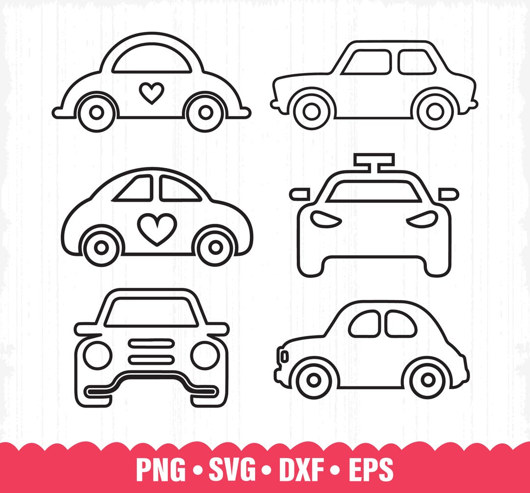 Car Svg Bundle, Car Svg File, Car Cut File, Car Silhouette, Car Vector ...
