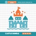 Castle SVG Cut File Bundle (digital Download) - Etsy