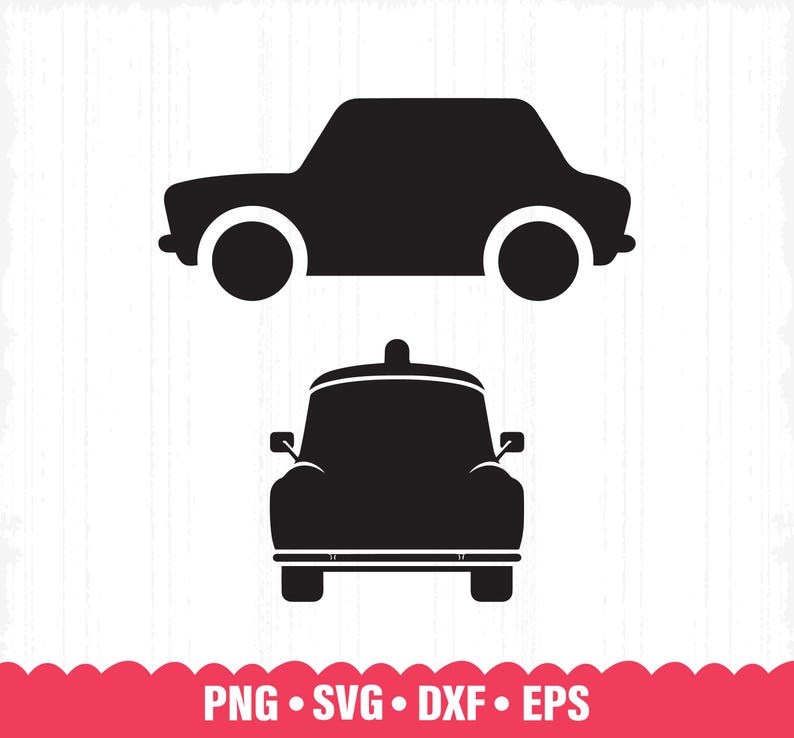 Car Silhouette Svg, Car Svg File, Car Cut File, Car Silhouette, Car ...