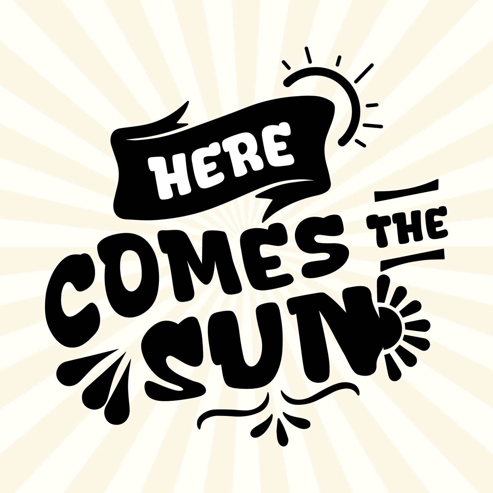 Here Comes the Sun Svg, Summer Cut Files for Cricut, Summer Quote Svg ...
