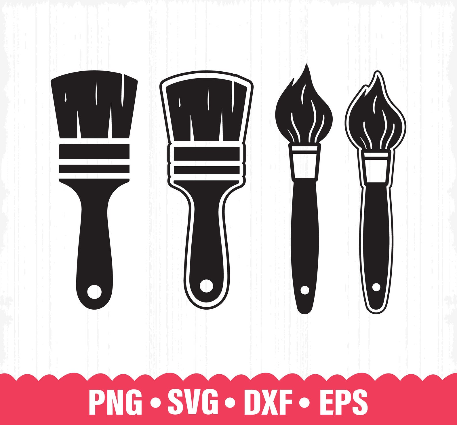 Paintbrush SVG, Paintbrush Clipart, Paint Brush Svg, Paint Dripping ...