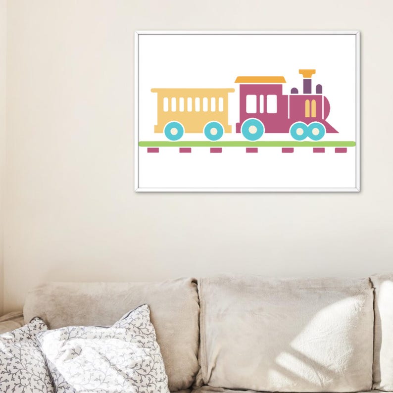 Train Svg, Train Cut File, Train Png, Choo Choo Train, Nursery Train ...