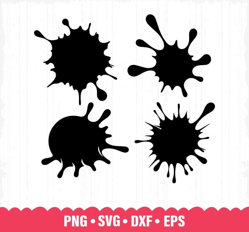 Paint Splatter Svg, Paint Splatter Png, Paint Splash Svg, Paint Stroke ...