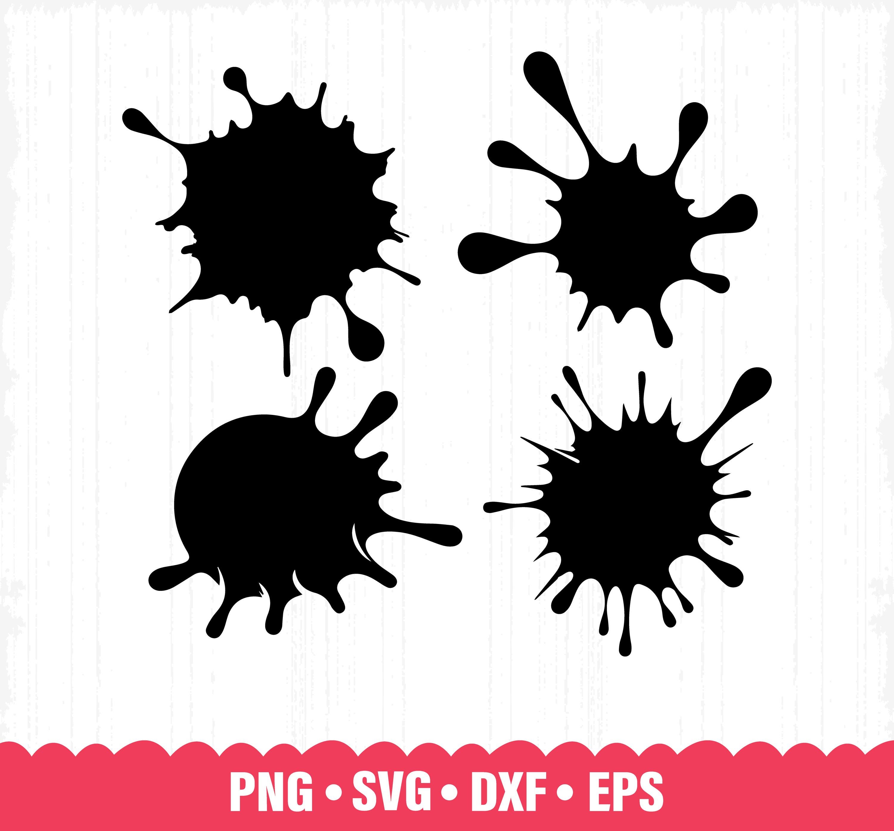 Paint Splatter Svg, Paint Splatter Png, Paint Splash Svg, Paint Stroke ...