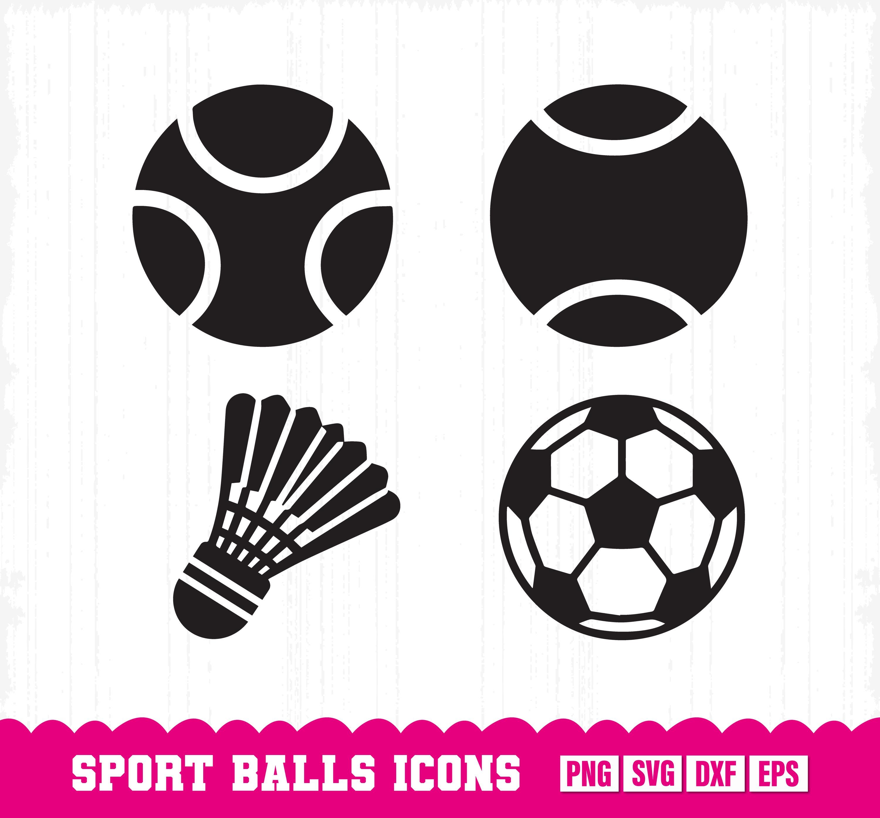 Sports Balls Svg, Balls Svg Cut File, Sports Ball Clipart, Soccer Ball ...