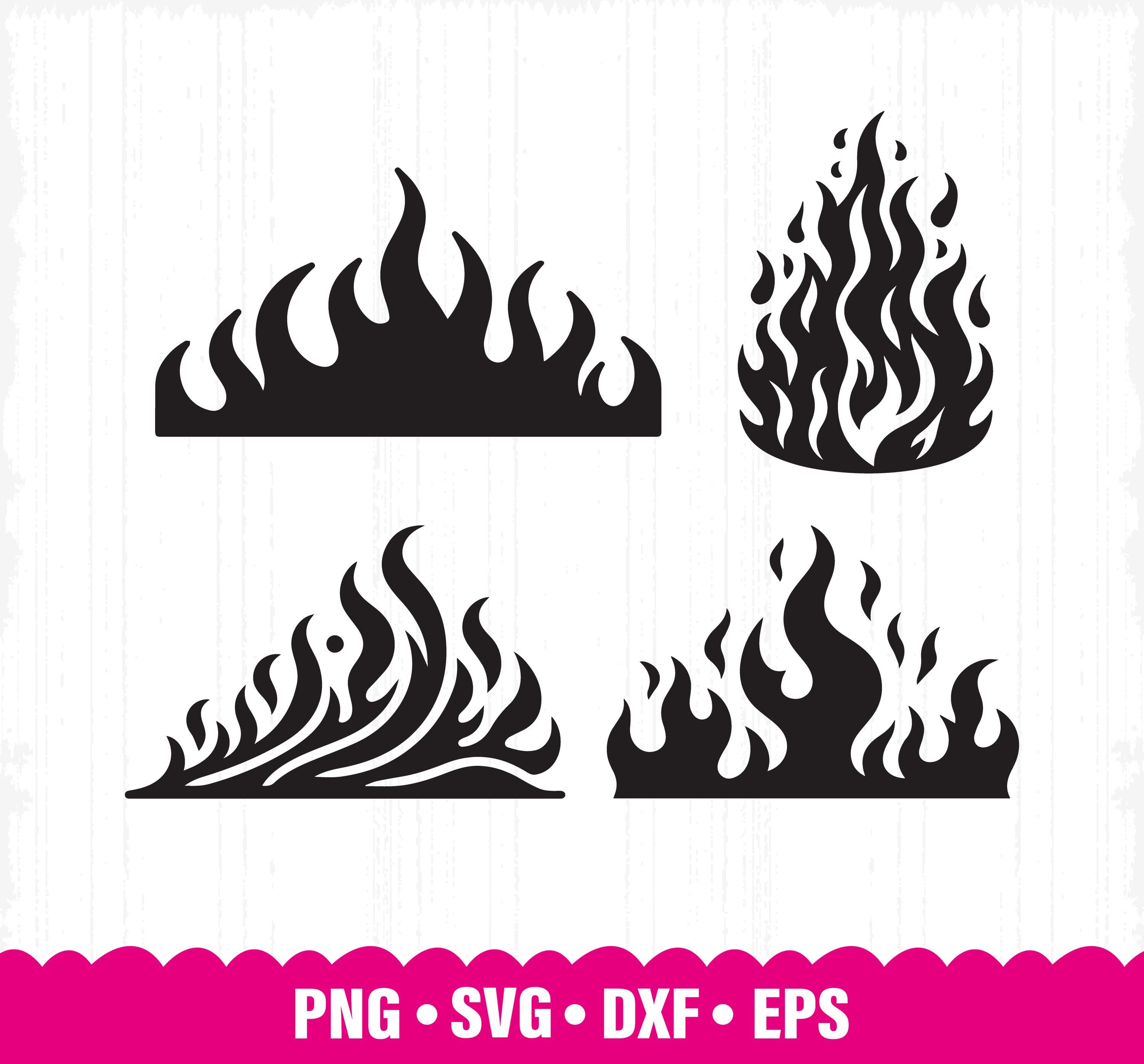 Fire Svg, Fire Flames Svg, Fire Png, Fire Svg Bundle, Fire Svg File ...
