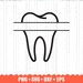 Tooth SVG, Teeth SVG, Tooth Clipart, Tooth Cut File, Tooth Printable ...