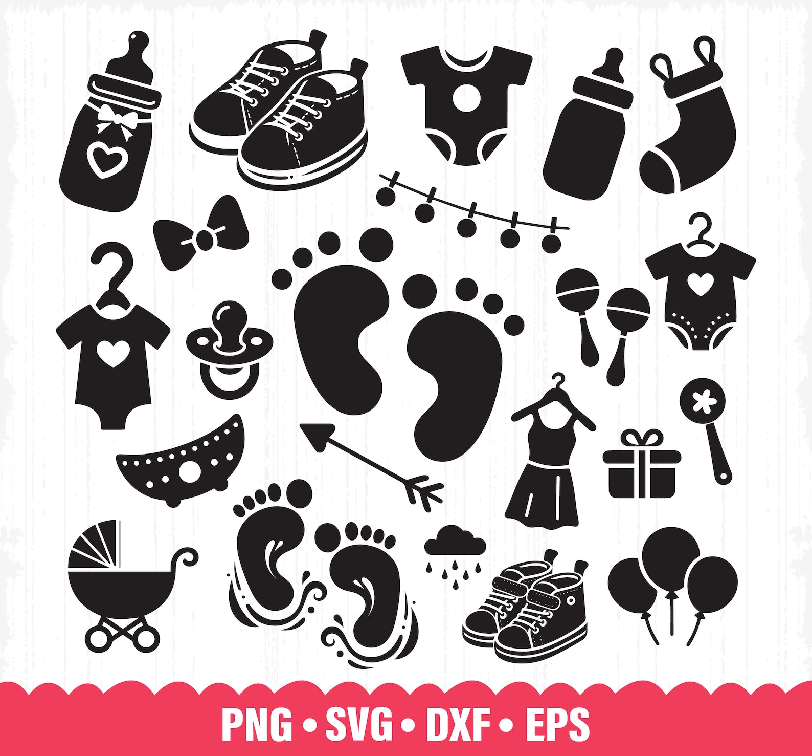 Baby Svg Bundle, Baby Clipart Svg, Infant Svg Bundle, Baby Shower Svg ...