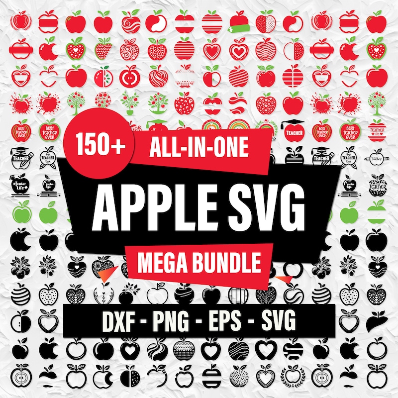 Apple Svg - Etsy