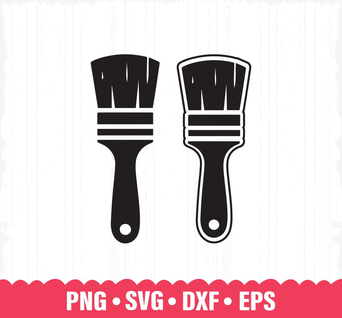 Paintbrush SVG, Paintbrush Clipart, Paint Brush Svg, Paint Dripping ...