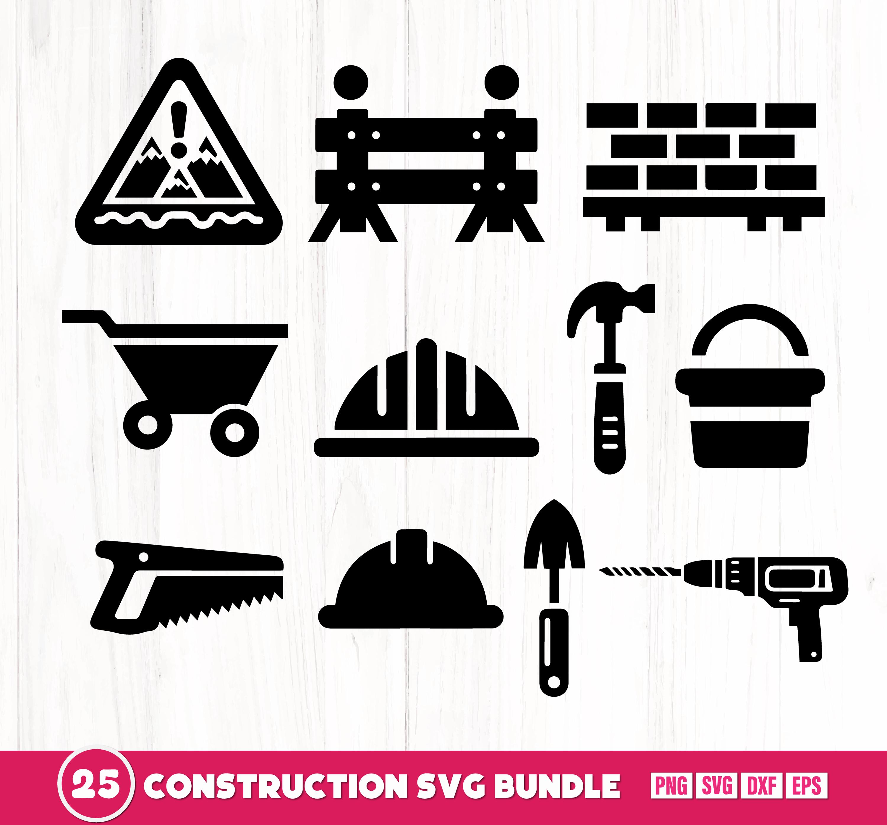 Construction SVG, Construction Png, Construction Clipart, Construction ...