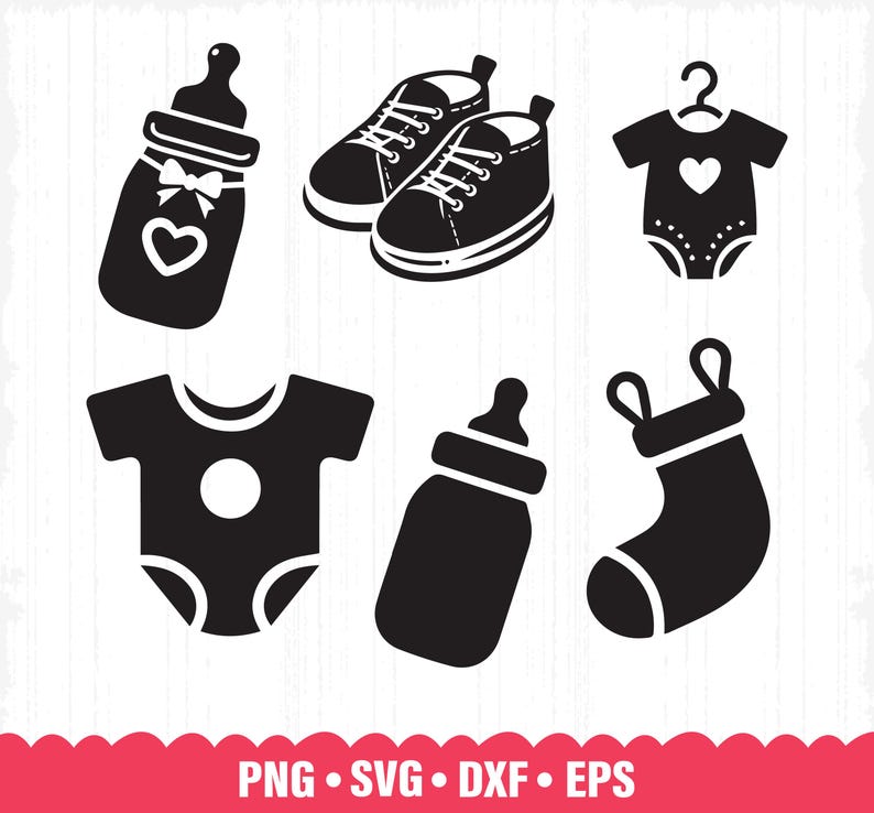 Baby Svg Bundle, Baby Clipart Svg, Infant Svg Bundle, Baby Shower Svg ...