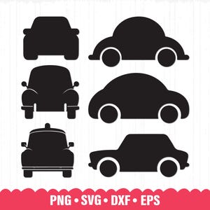Car Silhouette Svg, Car Svg File, Car Cut File, Car Silhouette, Car ...