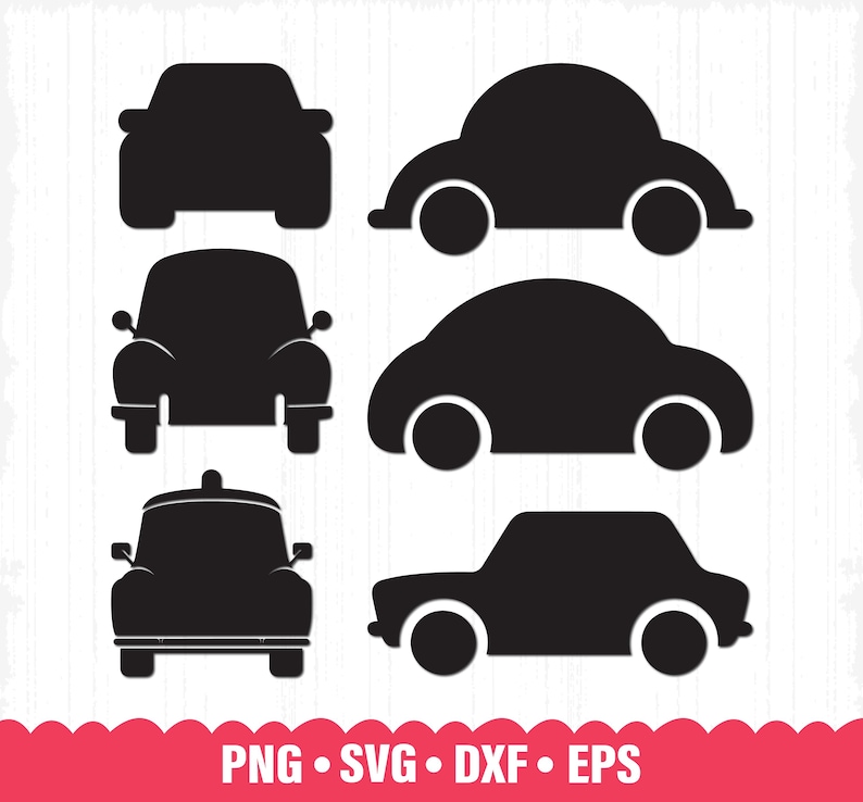 Car Silhouette Svg, Car Svg File, Car Cut File, Car Silhouette, Car ...
