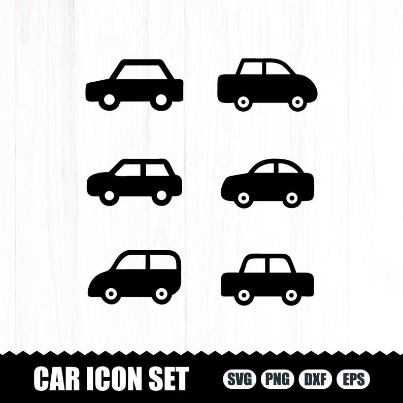 Car SVG Bundle, Car Icon, Car SVG, Vehicle Svg, Car Svg File, Car Cut ...
