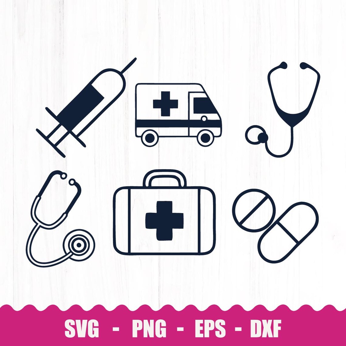 Medical Svg, Medical Png, Medical Equipment, Nurse Svg Bundle, Medical ...