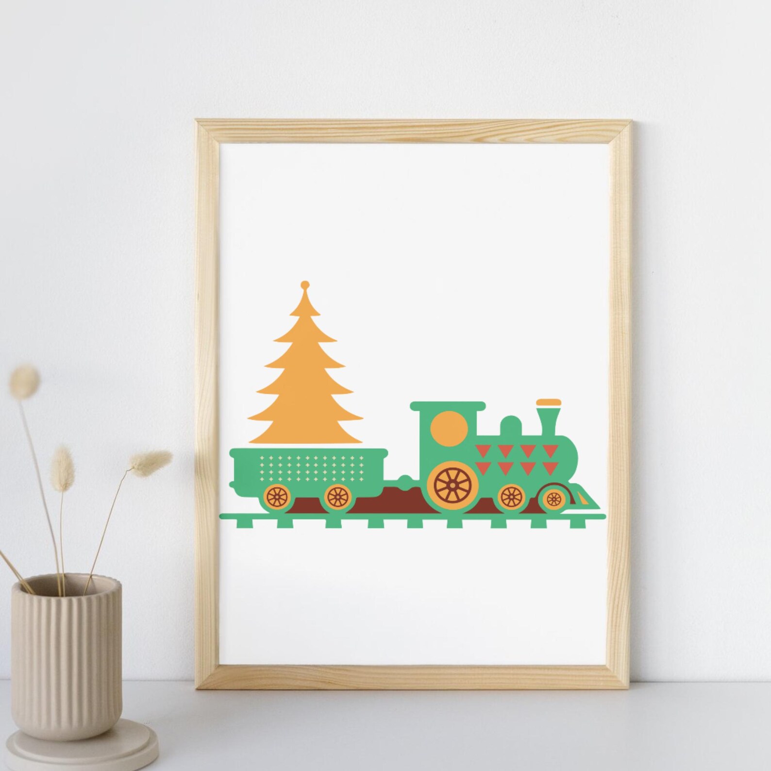 Christmas Train SVG, Kids Holiday Clipart (digital Files) - Etsy