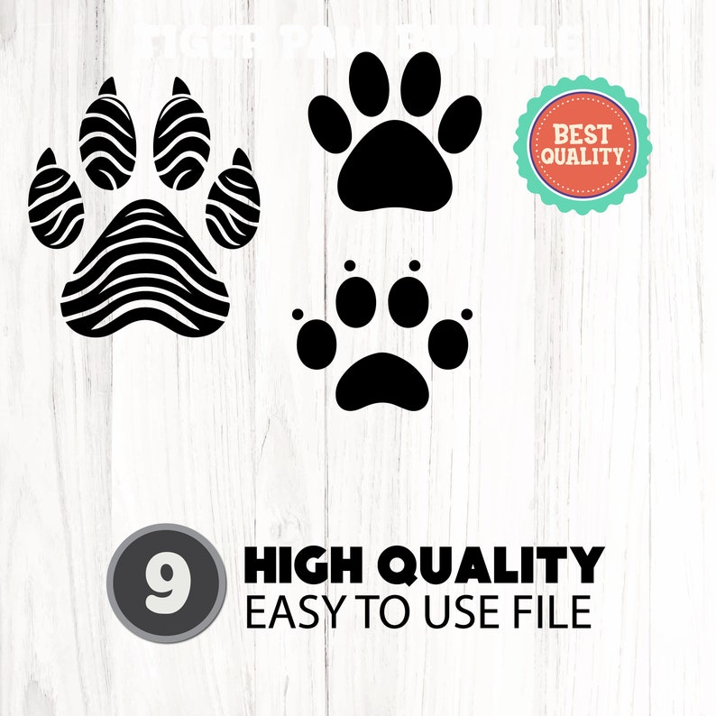 Paw Svg, Animal Print Svg, Paw Print Cut File, Paw Print Clipart, Paw ...
