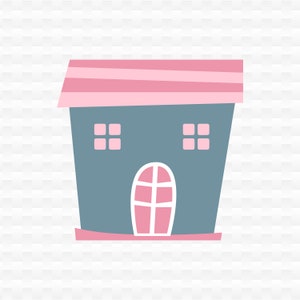 House Clipart, Home Png, Little House Svg, Cute House, House SVG, Home ...